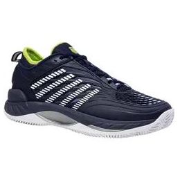 K-Swiss KSwiss Tennisschuhe Hypercourt Supreme 2 HB Clay/Sandplatz - peacoatblau/weiss/limegr&uuml;n Herren