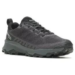 Merrell Wanderschuhe Speed Eco WP (wasserdicht, atmungsaktiv) schwarz/asphaltgrau Herren