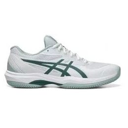 asics Tennisschuhe Game FF Clay/Sandplatz weiss/hellgr&uuml;n Herren