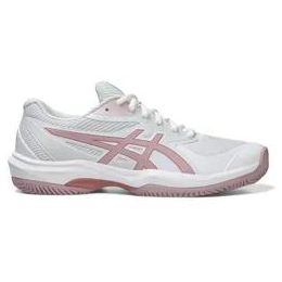 asics Tennisschuhe Game FF Clay/Sandplatz weiss/rosa Damen