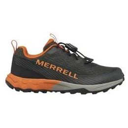 Merrell Wanderschuhe Agility Peak (All-Terrain, Schnellschn&uuml;rsystem) olive/schwarz/orange Jungen