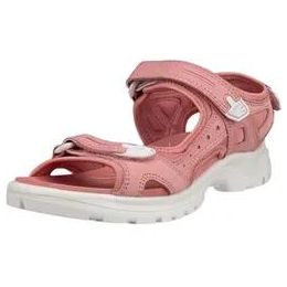 Ecco Sandale Yucatan Leder rosa Damen