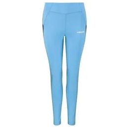 Head Tennishose Tech Tight (mit Seitentaschen, elastisches Material) lang elektrikblau Damen