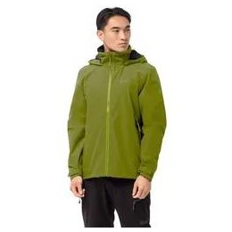 Jack Wolfskin Ganzjahresjacke Evandale (Hardshell, Kapuze, Regen- Wetterschutz) cypressgr&uuml;n Herren