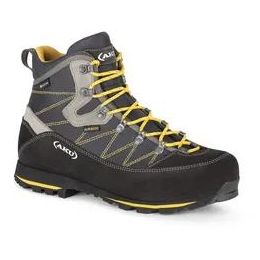 Aku Wanderschuhe Trekker Lite III Wide GTX (wasserdicht, weit) anthrazitgrau/gelb Herren