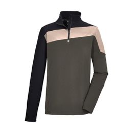 Killtec Herren Langarmshirt &raquo;KSW 259 MN LS SHRT&laquo; Warmhaltendes Funktionsshirt mit Rei&szlig;verschluss und Kinnschutz L