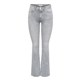Only Damen Only Bootcut-Jeans &raquo;ONLBLUSH MID WAIST FLARED DNM REA1099&laquo; mit dezentem Used-Look L, L&auml;nge 30