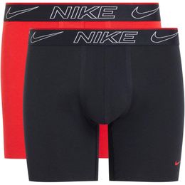 Nike Underwear Herren NIKE Underwear Boxershorts &raquo;BOXER BRIEF 2PK&laquo; mit Logo-Elastikbund schwarz L (50)