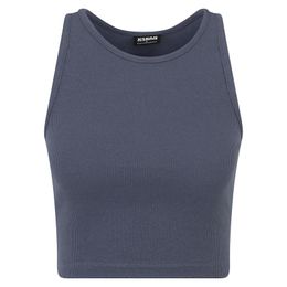 Urban Classics Damen Urban Classics Tanktop &raquo; Damen Ladies Cropped Rib Top 2-Pack&laquo; 1 Stk. L