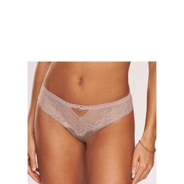 Lascana Damen Lascana &raquo;Alana&laquo; mit hohem Seidenanteil und edler Spitze beige 32/34
