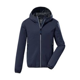 Killtec Herren Funktionsjacke &raquo;KOS 167 BYS JCKT&laquo; Ultraleichte, wasserabweisende Kids-Jacke, packbar, reflektierend blau 128