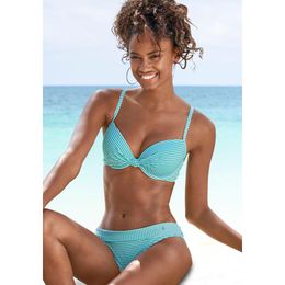s.Oliver Damen s.Oliver B&uuml;gel-Bikini in Knoten-Optik gr&uuml;n 38, Cup D