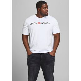 Jack & Jones PlusSize Jack & Jones Plussize Herren Jack & Jones PlusSize T-Shirt &raquo;CORP mit Print und bequemem Rundhals&laquo; bedruckt, modisch, regular fit, Baumwolle, Rundhals 