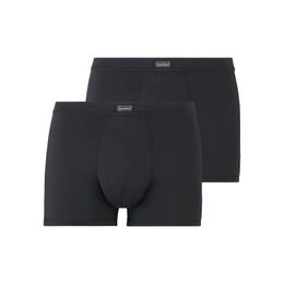 Bruno Banani Herren Boxershorts 2er Pack, mit angesetztem B&uuml;ndchen schwarz M