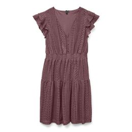 V&eacute;ro Moda Vero Moda Damen Minikleid &raquo;VMHONEY LACE V-NECK SHORT DRESS WVN GA&laquo; Sommerkleid XS, N-Gr