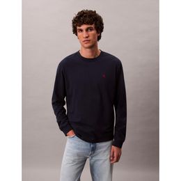Calvin Klein Jeans Herren Langarmshirt &raquo;LS EASY MONOGRAM TEE&laquo; Mit Rundhalsausschnitt, regular fit M