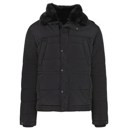 Urban Classics Herren Urban Classics Winterjacke &raquo; Puffer Jacket With Detachable Fur Collar&laquo; 1 Stk. tlg. ohne Kapuze M