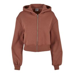 Urban Classics Damen Urban Classics Sweatjacke &raquo; Damen Ladies Short Oversized Zip Jacket&laquo; 1 Stk. 5XL
