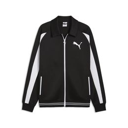 Puma Sportjacke 'T7' Herren Gr&ouml;&szlig;e L schwarz / wei&szlig;