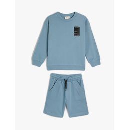 KOTON Jogginganzug Jungen Gr&ouml;&szlig;e 146/152 blau