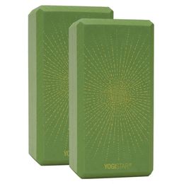 YOGISTAR.COM Yoga Block 'Sparkling Sunray' male Green size 7