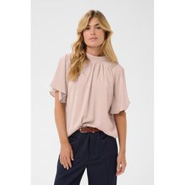 Saint Tropez Damen Kurzarmbluse &raquo;AileenSZ Flared Blouse&laquo; Kunstfaser, Regular fit XS