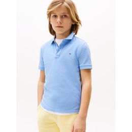 Tommy Hilfiger Jungen Poloshirt &raquo;FLAG POLO SS&laquo; mit Logostickerei blau 7 (122)