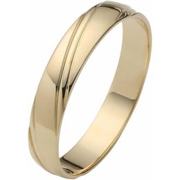 Firetti Unisex Trauring &raquo;Schmuck Geschenk Gold 375 Hochzeit Ehering "LIEBE"&laquo; Made in Germany, wahlweise mit oder ohne Brillant gold