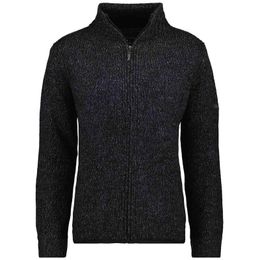 Ragman Damen Ragman Strickfleecejacke schwarz 6XL6264