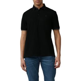 s.Oliver Herren s.Oliver Poloshirt mit Kontrast-Details schwarz S