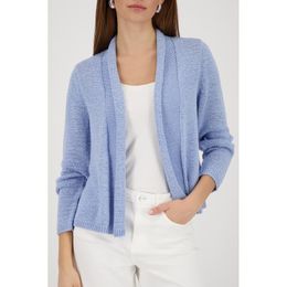 monari Damen Strickjacke &raquo;Jacke Strick&uuml;berwurf Basic&laquo; Schalkragen, Regular Fit 42