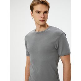 KOTON T-Shirt Herren Gr&ouml;&szlig;e XL grau