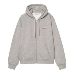 Carhartt Work In Progress Carhartt Wip Zip-Up Hoodie 'American Script' male Grey size M