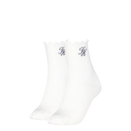 Tommy Hilfiger Herren Kurzsocken &raquo;TH WOMEN SHORT SOCK 2P REFINED MONOGRAM&laquo; 2 Paar 35-38