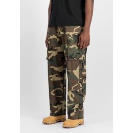 Alpha Industries Herren Cargohose &raquo;Ripstop Patchwork Pant Camo&laquo; 29, Normalgr&ouml;&szlig;en