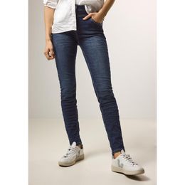 Cecil Damen Slim-fit-Jeans &raquo;Style Vicky&laquo; in blauer Waschung blau 25, L&auml;nge 30