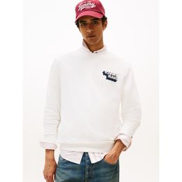 Tommy Jeans Herren Sweatshirt &raquo;TJM REG STACK CREW EXT&laquo;, Mit Rundhalsausschnitt beige L