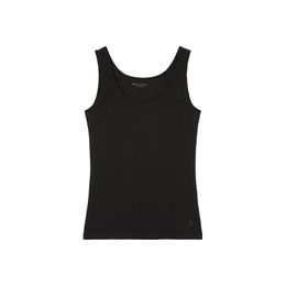 Marc O'Polo Marc O'polo Damen Marc O'Polo Tanktop &raquo;Essentials&laquo; mit kleinem Logo am Saum schwarz XS