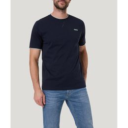 Pioneer Authentic Jeans Herren T-Shirt mit kontrastfarbenen Details blau XXL