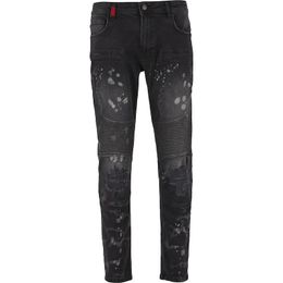 2Y Premium Herren 2Y Premium Bequeme Jeans &raquo;2Y Premium 2Y SANTI BIKER SLIM FIT JEANS&laquo; 31, Normalgr&ouml;&szlig;en