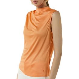 comma, Comma Damen Wasserfallshirt ohne &Auml;rmel orange 42
