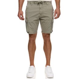INDICODE Herren Chinoshorts &raquo;INWebs&laquo; grau S, N-Gr
