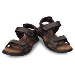 Panama Jack Herren Sandale &raquo;Salton&laquo; Sommerschuh, Klettschuh, Outdoorsandale mit Softfu&szlig;bett braun 46