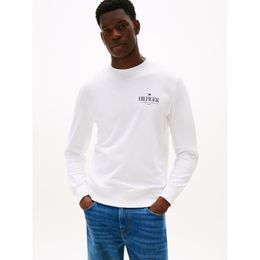 Tommy Hilfiger Herren Sweatshirt &raquo;HILFIGER STACKED SWEATSHIRTS&laquo; wei&szlig; M