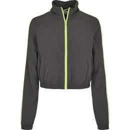 Urban Classics Damen Urban Classics Allwetterjacke &raquo; Damen Ladies Short Piped Track Jacket&laquo; 1 Stk. tlg. ohne Kapuze S