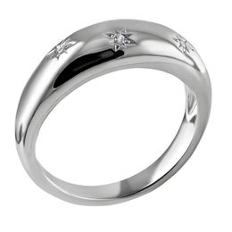 Firetti Damen Fingerring &raquo;Schmuck Geschenk Silber 925 Damenring Ring Sterne&laquo; mit Zirkonia (synth.)