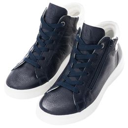 Ara Damen Sneaker &raquo;ROM&laquo; , High Top Sneaker, Schn&uuml;rboots in Weite G (= weit) blau 7 (40,5)