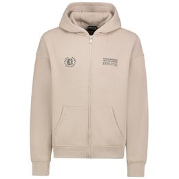 Sublevel Zip-Up Hoodie male Beige size L