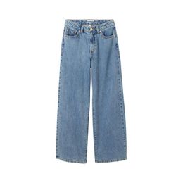 Tom Tailor M&auml;dchen Tom Tailor Weite Jeans im 5-Pocket-Style blau 164, N-Gr