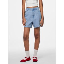 Pieces Damen Pieces &raquo;PCABBI MW SHORTS NOOS&laquo; blau M, N-Gr